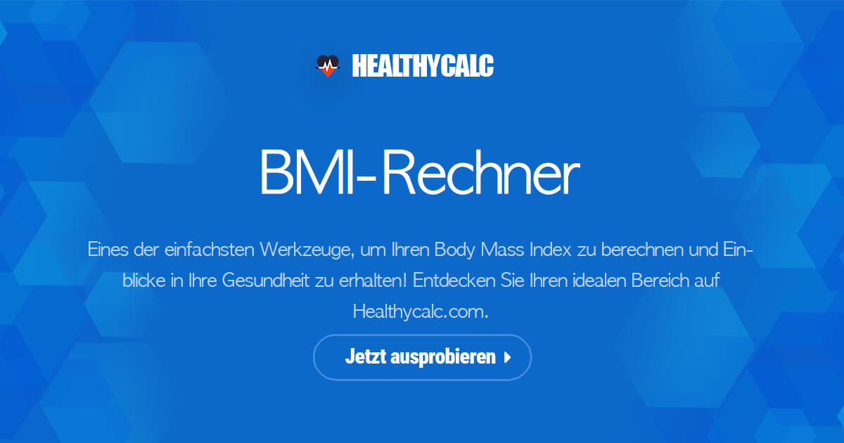 Kostenloser Online BMI-Rechner - Berechnen Sie Ihren Body-Mass-Index