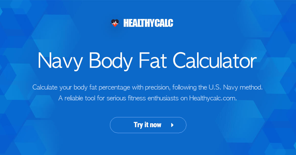Free Online Navy Body Fat Calculator