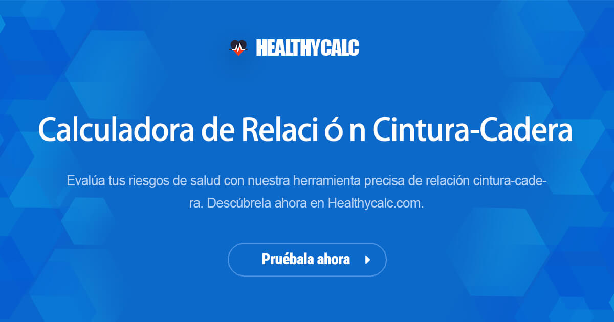 Calculadora gratuita de relación cintura-cadera (WHR) en línea